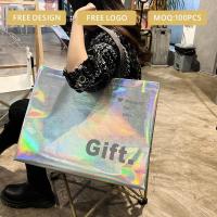 China Non-Woven Shopping Bags Customized Logo for Recycled Reusable Clothing for sale