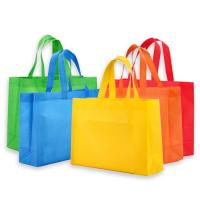 China Eco Reusable Tote Custom Plaid Non Woven Shopping Bag with Ultrasonic Technology for sale