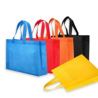 China Eco Reusable Tote Custom Plaid Non Woven Shopping Bag with Ultrasonic Technology for sale