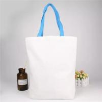 China Plain Blank Organic Calico Cotton Canvas Grocery Shopping Tote Bag Custom Logo Size Printed for sale