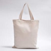 China Plain Blank Organic Calico Cotton Canvas Grocery Shopping Tote Bag Custom Logo Size Printed for sale