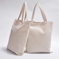 China Plain Blank Organic Calico Cotton Canvas Grocery Shopping Tote Bag Custom Logo Size Printed for sale