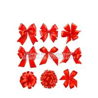 China Minimum Quantity Required Customizable Red Mini Ribbons for All Kinds of Gift Boxes for sale