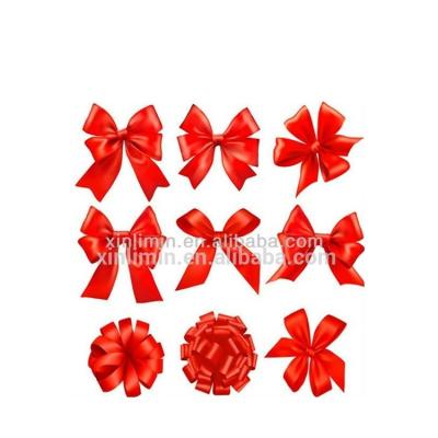 China Minimum Quantity Required Customizable Red Mini Ribbons for All Kinds of Gift Boxes for sale