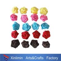 China Color Hair Decoration Tie Christmas 100% Polyester Ribbon Mini Bows for Wine Wine Bottles for sale