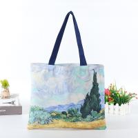 China Custom Logo Printed Recycled Reusable Sublimation Tote Bag for Business Shopping Grocery for sale