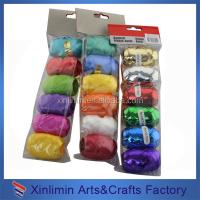 China Metal Brushed Ribbon Christmas Gift Wrapping Plastic Bow for All Kinds of Gift Boxes for sale