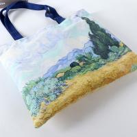 China Custom Logo Printed Recycled Reusable Sublimation Tote Bag for Business Shopping Grocery for sale