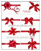 China Handcrafted Red Satin Ribbon Bow for B2B Gift Packaging Elevate Your Presentation Game for sale