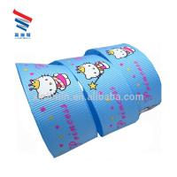 China Girls Printed Cartoon Character Grosgrain Ribbon for Hair Tie Pattern Solid Color for sale
