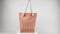 China Supermarket Custom Printed Canvas Tote Bag for Business and Shopping in Plain Design for sale