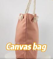 China Supermarket Custom Printed Canvas Tote Bag for Business and Shopping in Plain Design for sale
