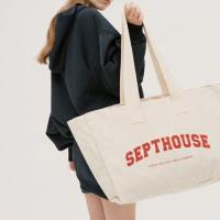 China Exhibition Customized Logo Printed Oversized Cotton Canvas Tote Bag for Active Lifestyle for sale