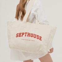 China Exhibition Customized Logo Printed Oversized Cotton Canvas Tote Bag for Active Lifestyle for sale