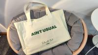 China Exhibition Customized Logo Printed Oversized Cotton Canvas Tote Bag for Active Lifestyle for sale