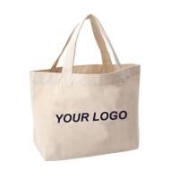 China 100% Cotton Shopping Custom Printed Logo Beach Canvas Tote Bag for Business Shopping for sale