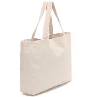 China 100% Cotton Shopping Custom Printed Logo Beach Canvas Tote Bag for Business Shopping for sale