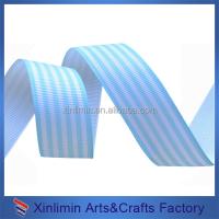 China Fashion and Useful Printed Satin Grosgrain Moire Ribbon for Customized Branding for sale