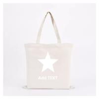 China Grocery Customized Logo Printed Recycle Plain Organic Cotton Canvas Tote Shopping Bags with Zipper for sale