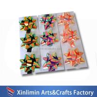 China Customized Custom Style Ribbon Bow With Elastic Loop 2016 Logo and Rotary Printing for sale