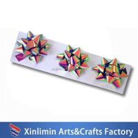 China Customized Custom Style Ribbon Bow With Elastic Loop 2016 Logo and Rotary Printing for sale