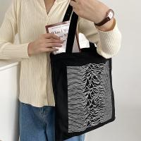 China Custom Canvas Tote Bag Casual Big Shoulder Shopping Bag for Fashionable Shopping for sale
