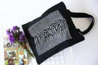China Custom Canvas Tote Bag Casual Big Shoulder Shopping Bag for Fashionable Shopping for sale