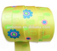 China Packaging Ribbon with Custom Printed Logo 3mm-100mm Width Satin/Grosgrain Fabric Type for sale