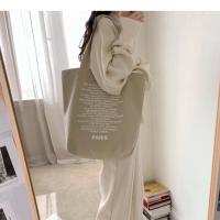 China Single Shoulder Portable Cotton Tote Shopping Bag with OEM Service and Pantone Colors for sale