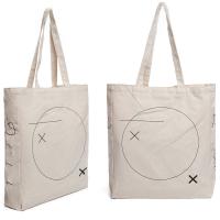 China Shopping Reusable Cotton Tote Bag with Personalized Blank Canvas Design for sale