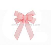 China Nice and Fastness Colour Organza Pull String Bows for Wedding Party in Satin Material for sale