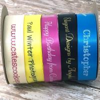 China Customized Pattern Satin Ribbon in Single or Double Face Style for sale
