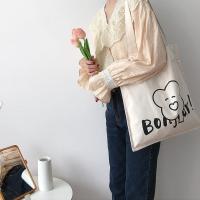 China Customized Color Heavy-duty Canvas Tote Bags for Eco-friendly Shopping for sale