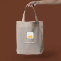 China Custom Logo Printed Reusable Canvas Shopping Cotton Tote Bags with Interior Pocket for sale
