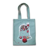 China Polyester Cotton Canvas Shopping Bag Customizable Logo Size for Christmas Gift OEM/ODM for sale