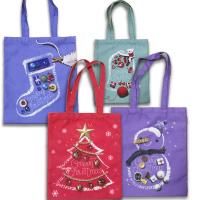 China Polyester Cotton Canvas Shopping Bag Customizable Logo Size for Christmas Gift OEM/ODM for sale