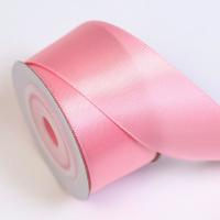 China High Tenacity Customized Double Face 100% Polyester RPET Plain Silk Satin Ribbon Roll for sale