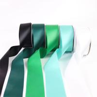 China 100% Polyester Single Face Satin Ribbon in 196 Custom Colors 38mm 50mm 100 Yards/Roll for sale