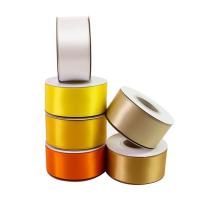 China 100% Polyester Single Face Satin Ribbon in 196 Custom Colors 38mm 50mm 100 Yards/Roll for sale