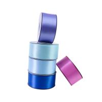 China 100% Polyester Single Face Satin Ribbon in 196 Custom Colors 38mm 50mm 100 Yards/Roll for sale