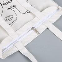 China Customized Color Recycled Shopper Grocery Canvas Calico Tote Bags for sale
