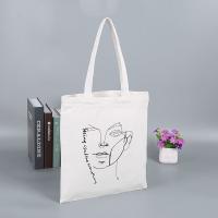 China Customized Color Recycled Shopper Grocery Canvas Calico Tote Bags for sale
