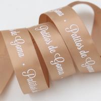 China Printed Satin Ribbon Elastic Bow with Stretch Loop for Gift Box Packing for sale