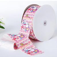 China Silk Edge Unicorn Grosgrain Ribbon with Satin Fabric in 100% Polyester for sale