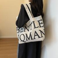 China Cross-border Women's Underarm Tote Bag with Explosive Letter Print and Large Capacity for sale