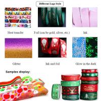 China 100% Polyester Single Face Designer Grosgrain Ribbon Stripe 3 Inch for sale