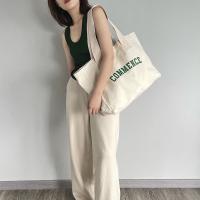 China Eco-friendly Oversized Canvas Tote Bag for Shopping Custom Logo and OEM/ODM Acceptable for sale