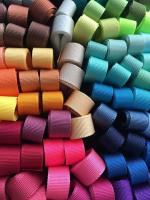 China Custom Stripe Polyester Printed Grosgrain Ribbon with 7 Days Sample Order Lead Time for sale