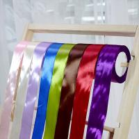 China Christmas Gift Packing Blue 100% Polyester Grosgrain Ribbon with and Single Face Style for sale