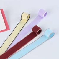 China Single Face Ivory Satin Car Ribbon Bows for Wedding Hair Accessories for sale